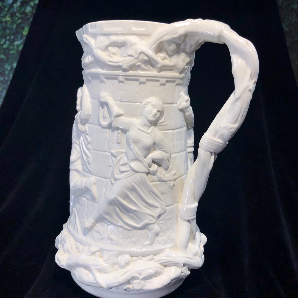 Large Minton jug, marked ‘Eighteenth Century Saltglaze’ , c. 1920 ...