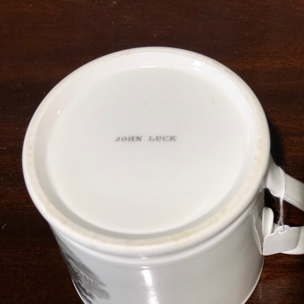 John Luck retailed ‘Parade – Tunbridge Wells’ porcelain mug, circa 1840 ...