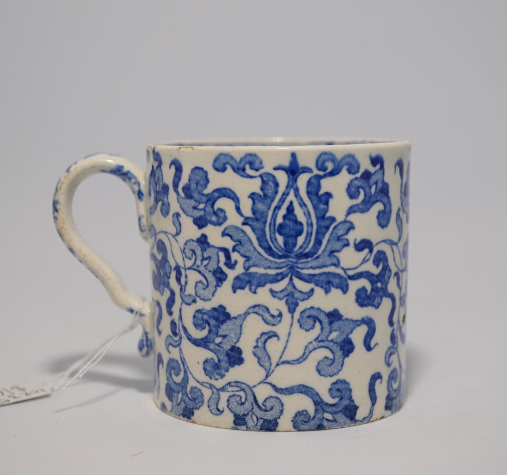 Spode white earthenware coffee can, ‘Lyre’ pattern, c. 1820 – Moorabool ...