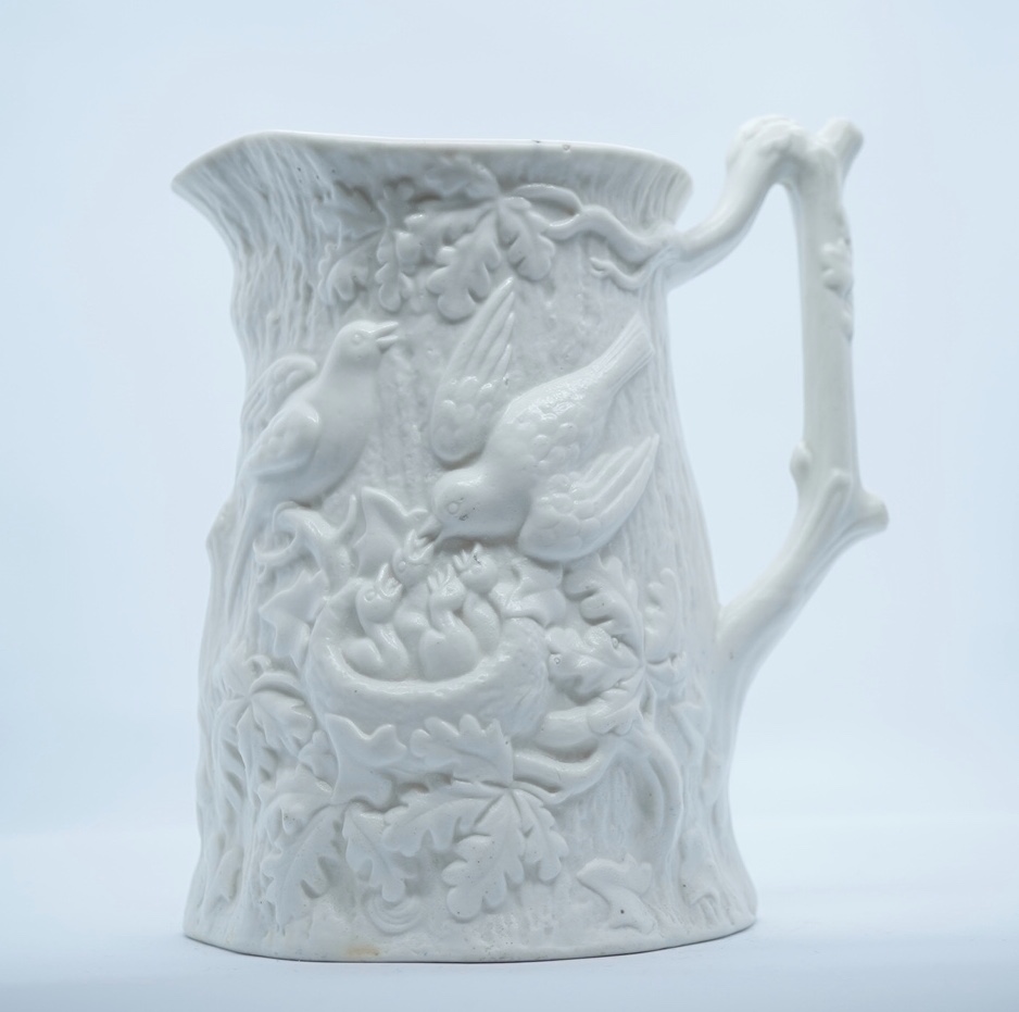Large Parian jug moulded with nesting birds, Reg. 1854 – Moorabool ...