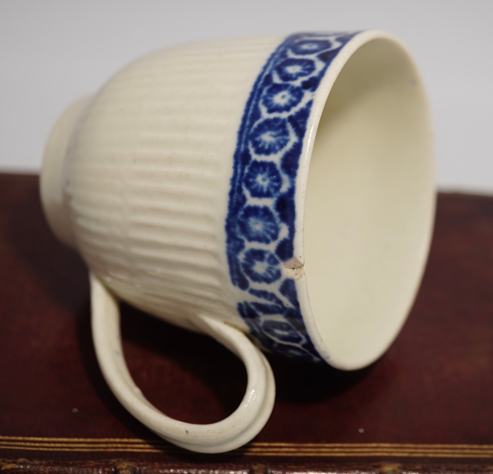 Seth Pennington (Liverpool) fluted coffee cup, cell pattern, c. 1790 ...