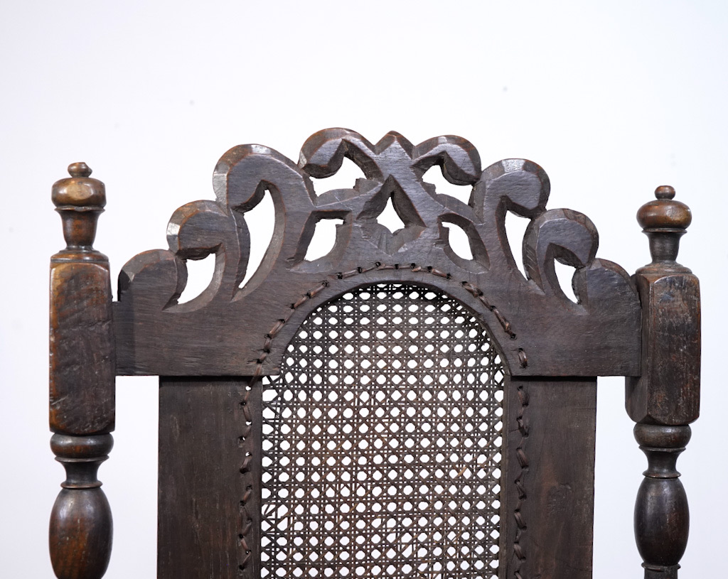 William & Mary beech chair, high back, circa 1695 – Moorabool Antique ...