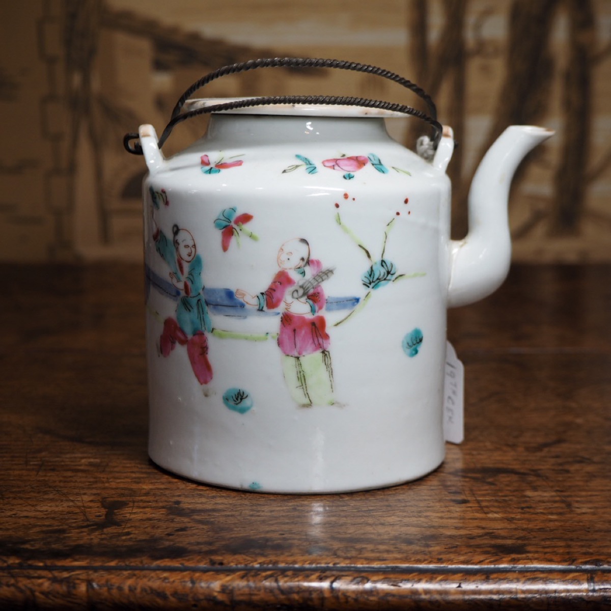 Cantonese teapot, figures and insects, c. 1900 – Moorabool Antique ...