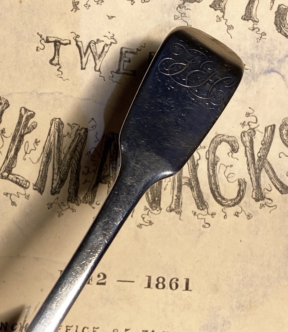 Sterling Silver spoon, John & Henry Lias, London 1838 | Moorabool ...