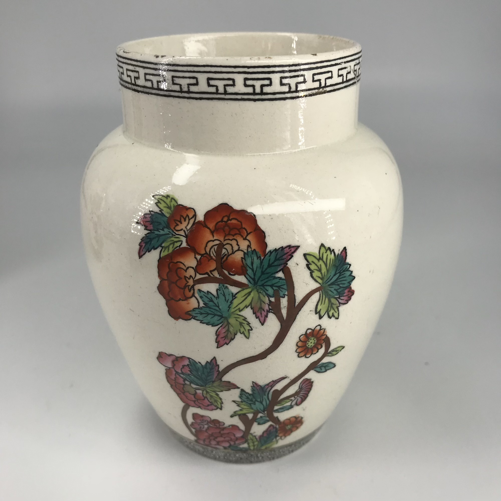 Pair of Spode vases with peony pattern, c. 1875 | Moorabool Antiques ...