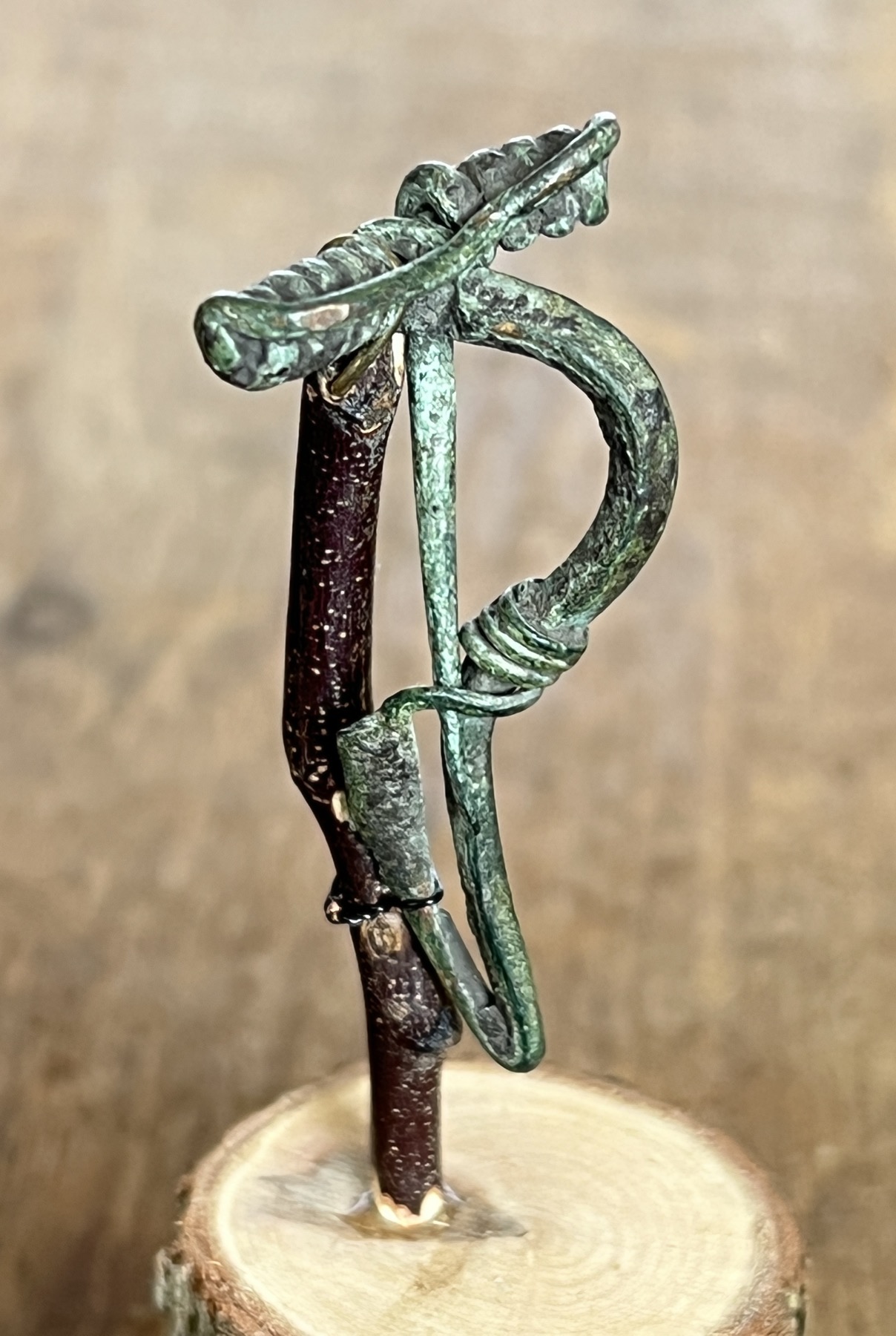 Roman bronze bow fibula, complete but bent, 2nd-4th century AD ...