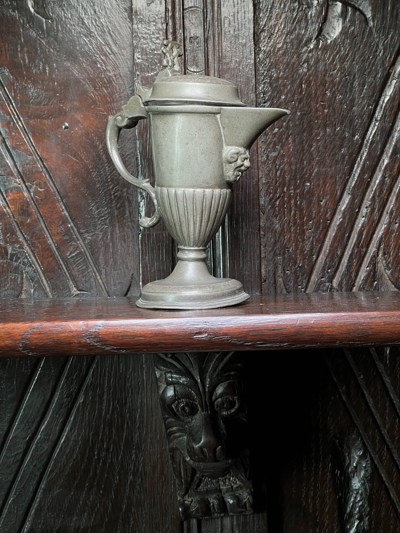 Baroque Pewter ewer-shape oil vessel, Early 18th century – Moorabool ...