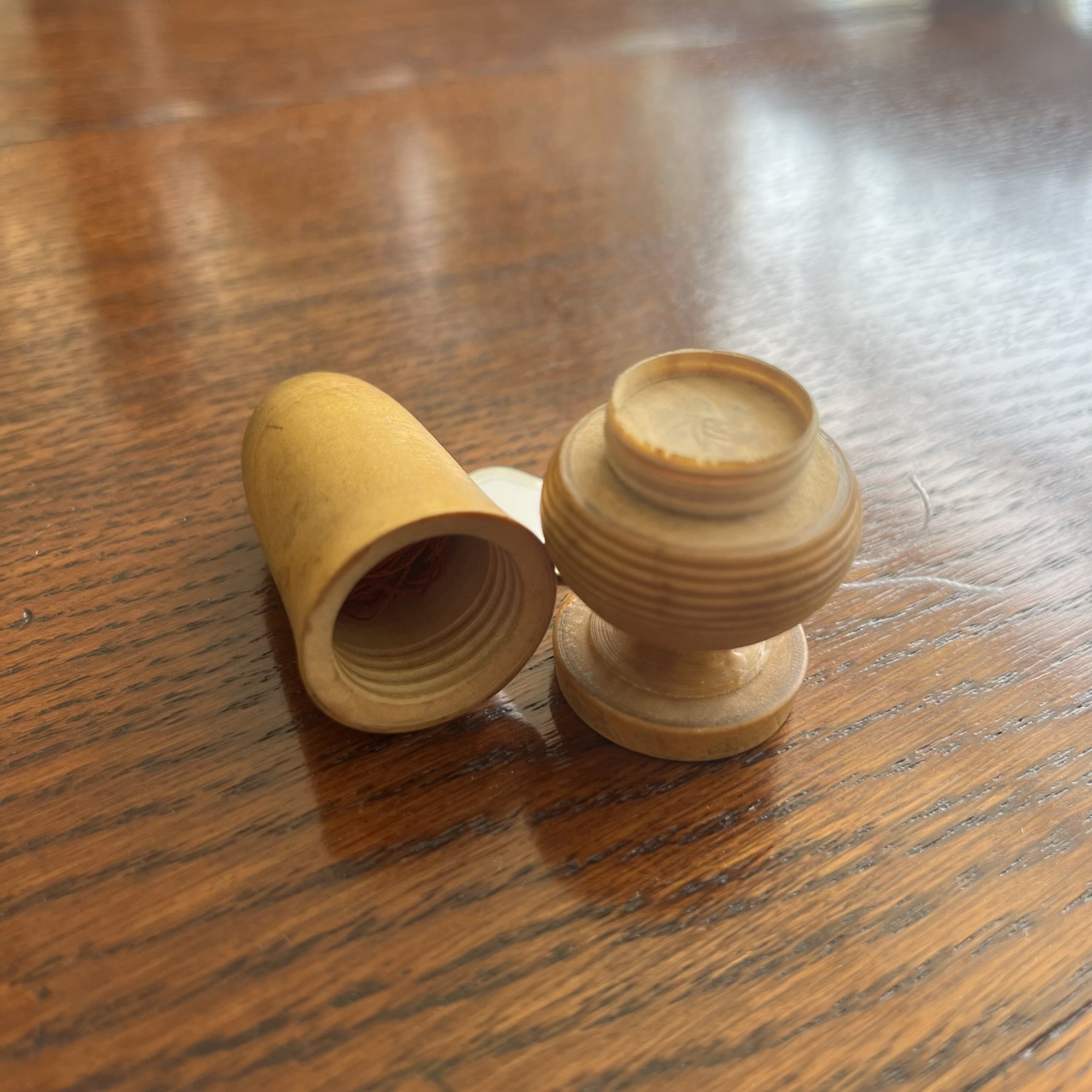 Treen thimble holder, 19th C – Moorabool Antique Galleries