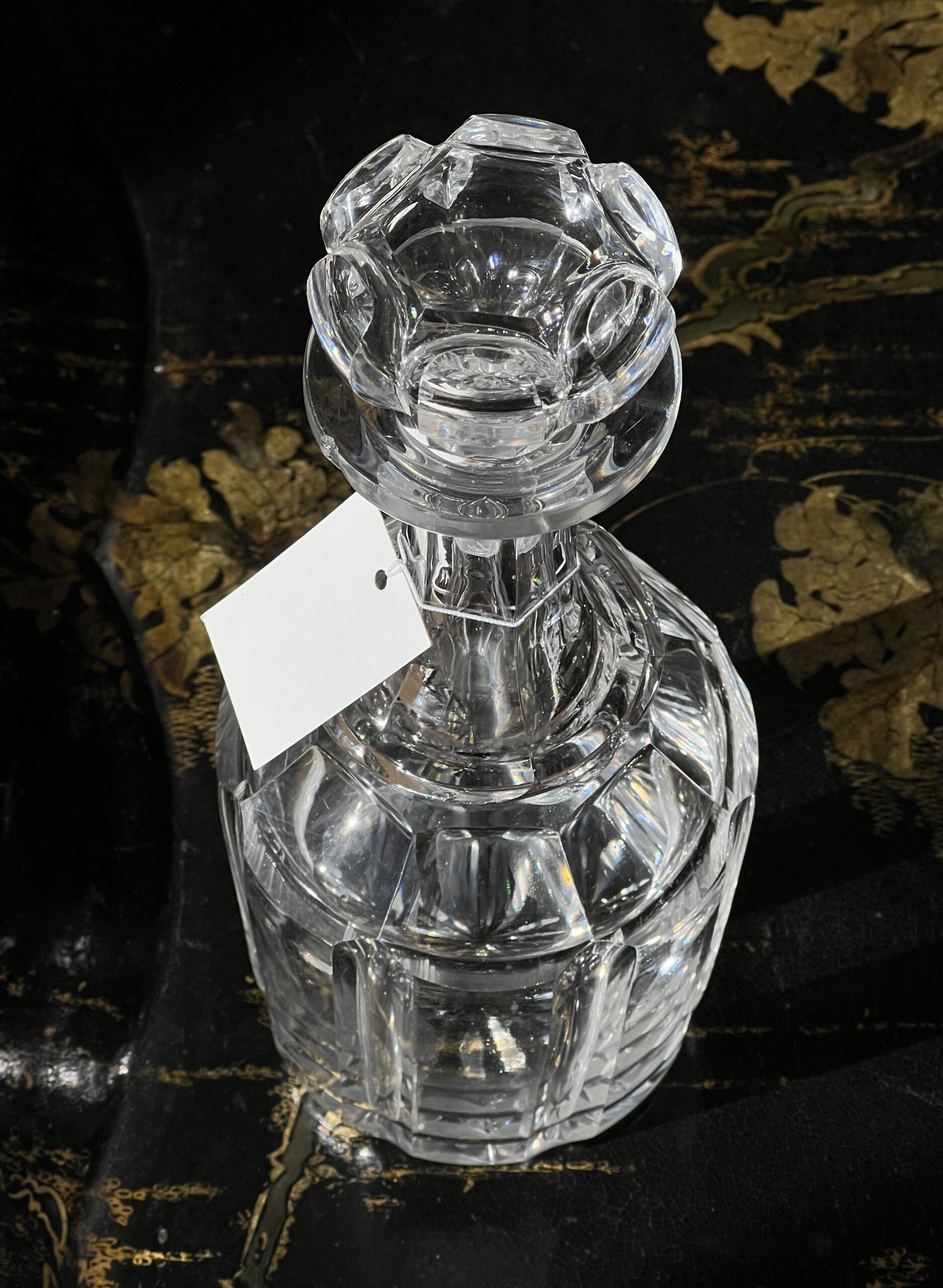 Small Victorian decanter with faceted sides, C.1860 – Moorabool Antique ...
