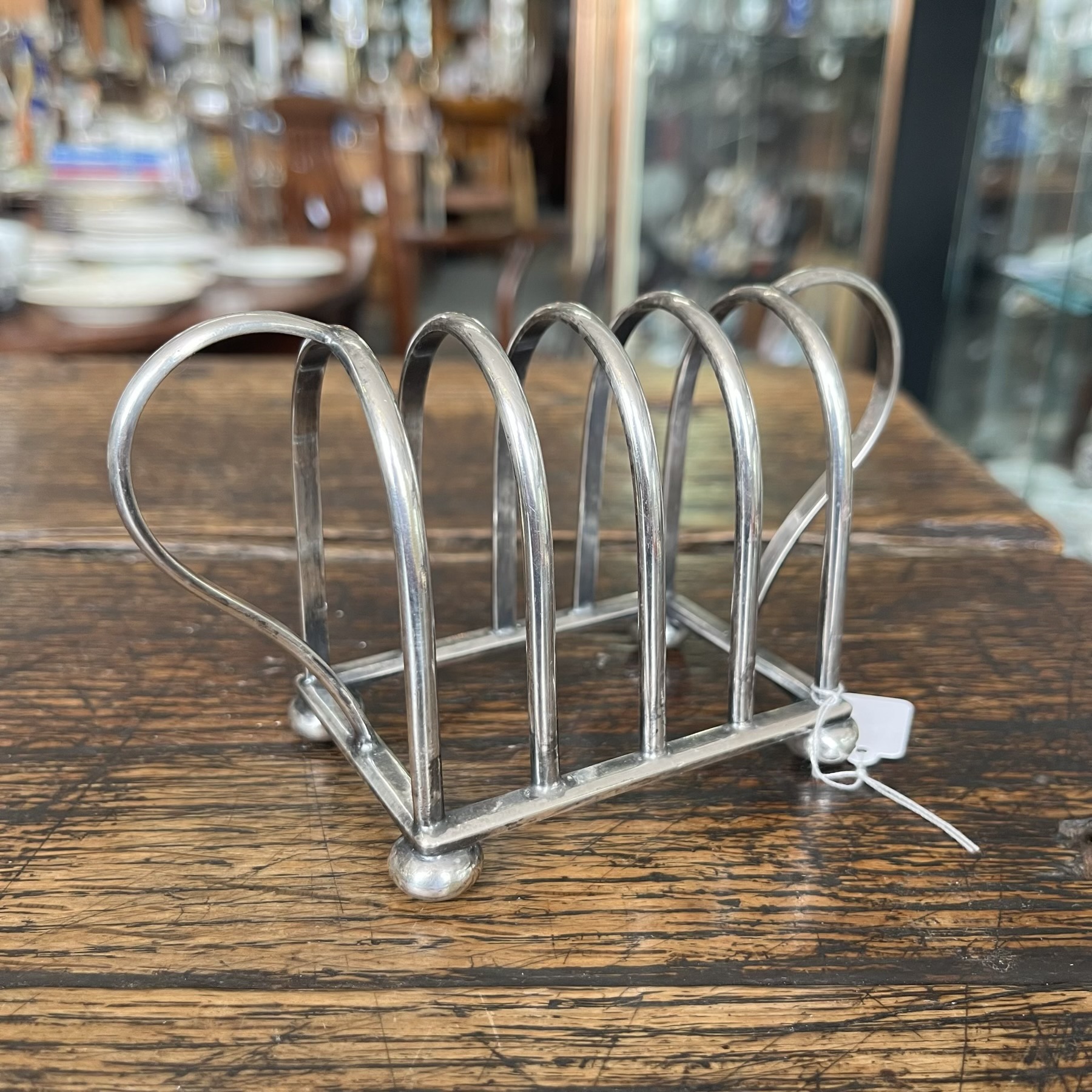 Small silverplate 4-slice toast rack, Dixon c. 1910 – Moorabool Antique ...