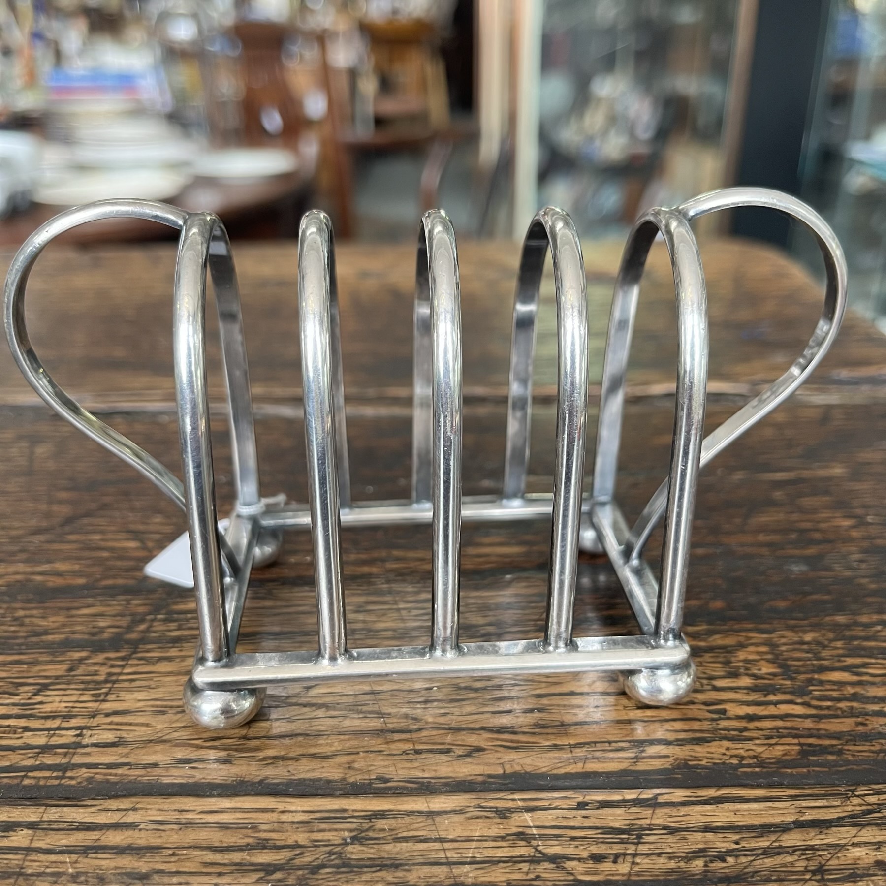 Small silverplate 4-slice toast rack, Dixon c. 1910 – Moorabool Antique ...